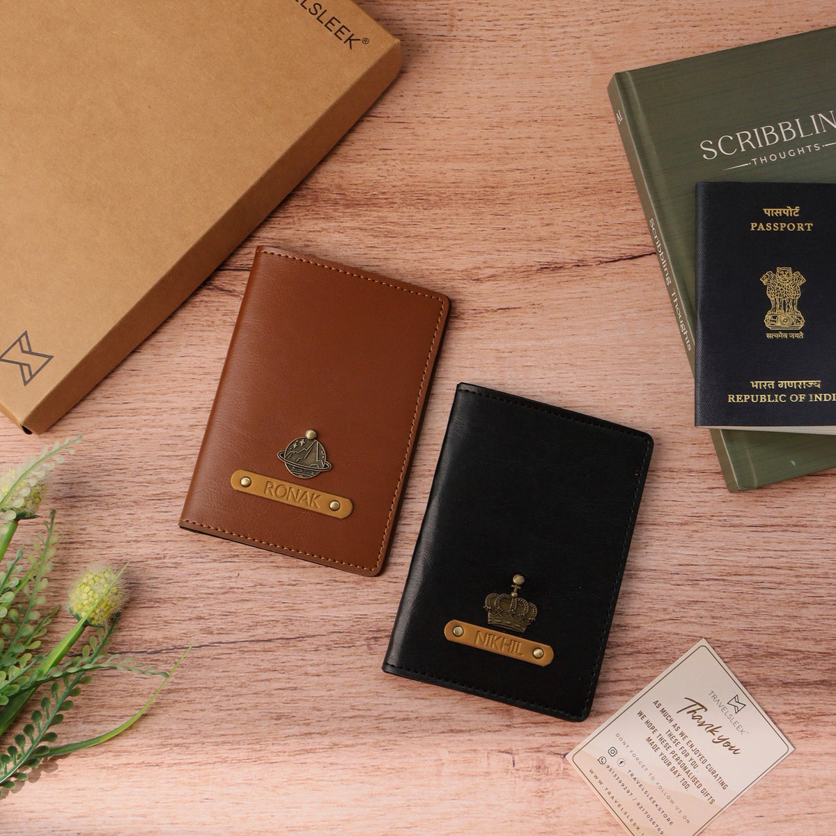 Buy Personalised Passport Holder & Wallets Online